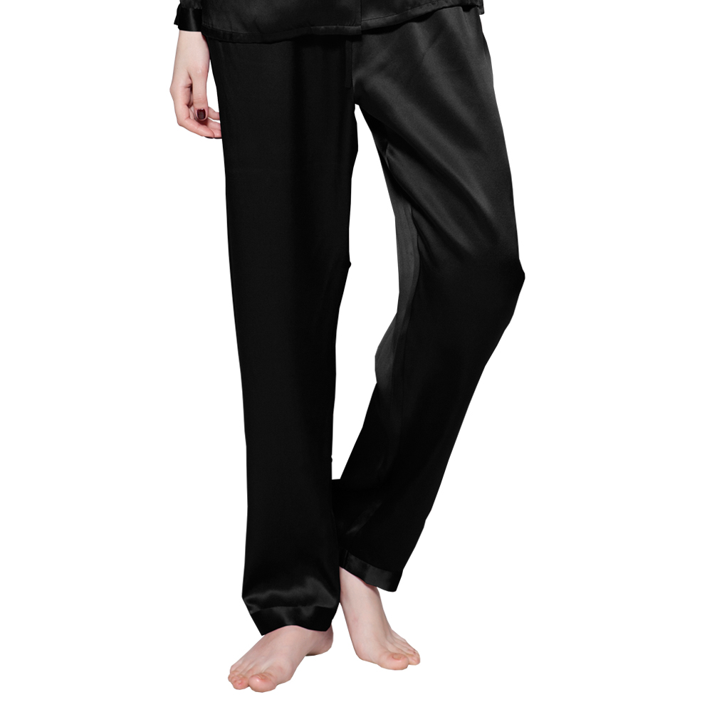 22 Momme Full Length Pure Silk Pajama Pants Fashion Pajama Trousers
